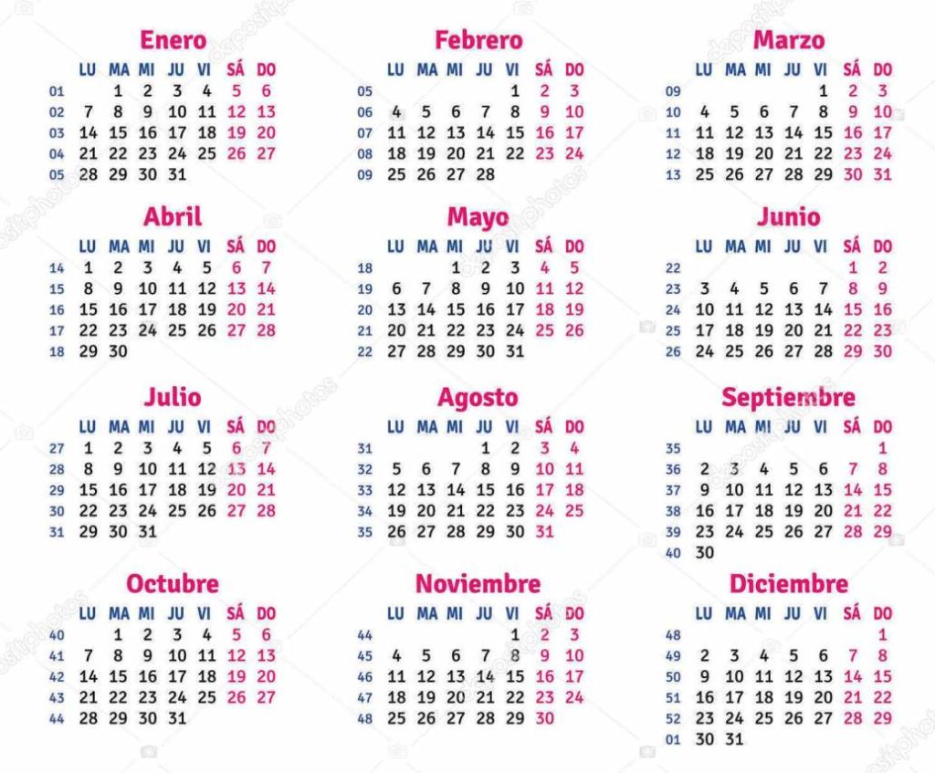 Calendario Días inhábiles 2019 | Notarios y Registradores